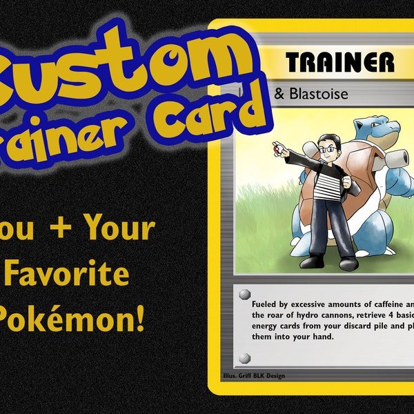 Pokemons Custom Card - Etsy