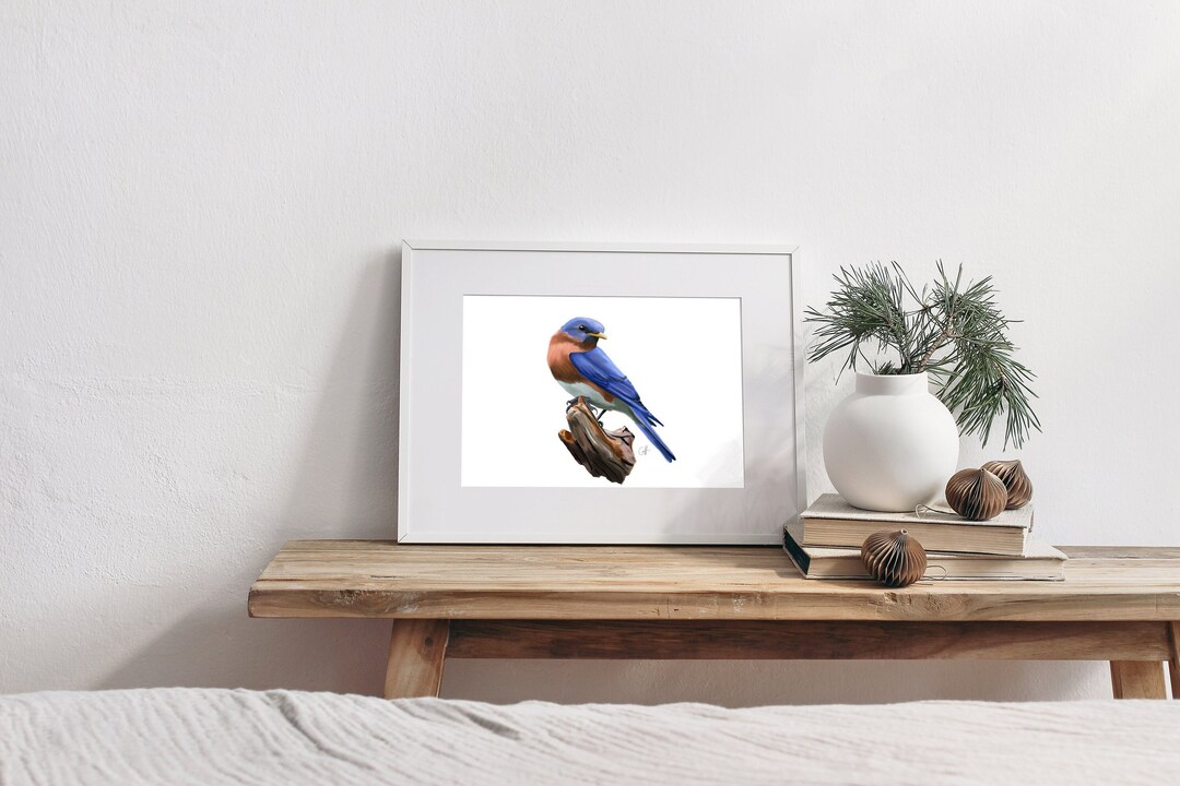 Bluebird PRINT 5x7 Linen Paper - Etsy