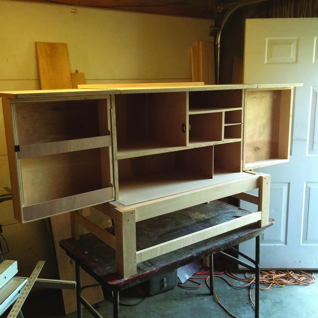 Scout Camp Kitchen Chuck Box Dimensional Drawings – DIY Build Plans ...