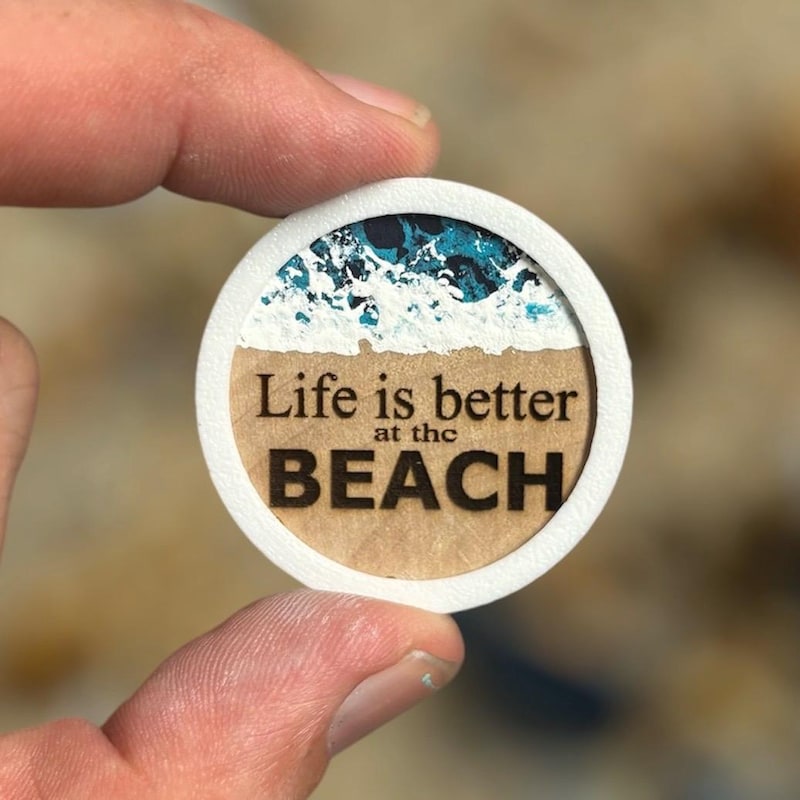 Beach Magnets - Etsy