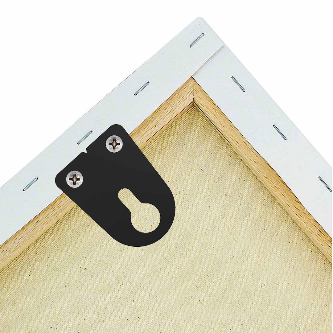 Canvas Hangers for Keyhole Mount – 3D Printed Wall Mount Clips for Art ...