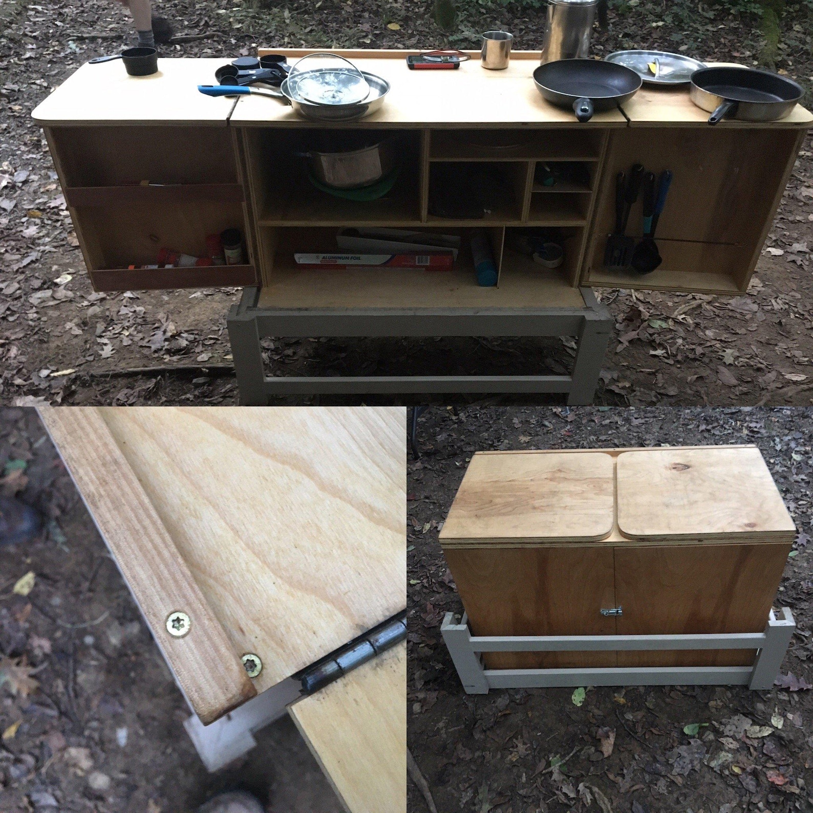 DIY Camp Kitchen Chuck Box Plans: Tailgate Cooking Station (digital ...