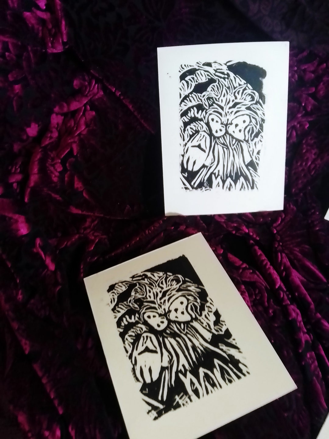 Chunky Tiger Postcard 4.25x5.5 - Etsy UK