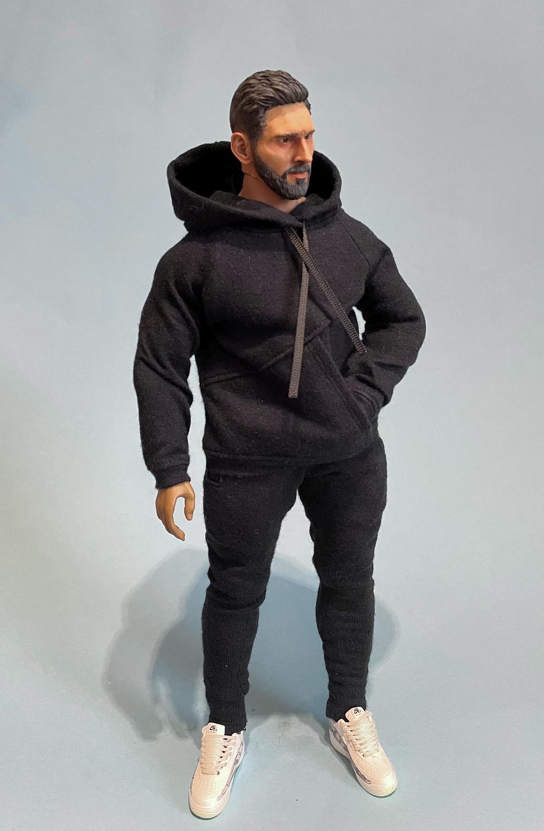 1/6 Scale Track Suit Jacket and Pants That Fit Action Figures Phicen ...