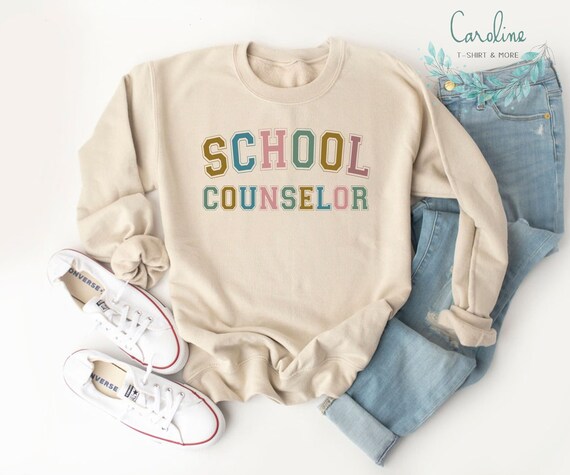Retro School Counselor Sweater School Counselor Counselor - Etsy