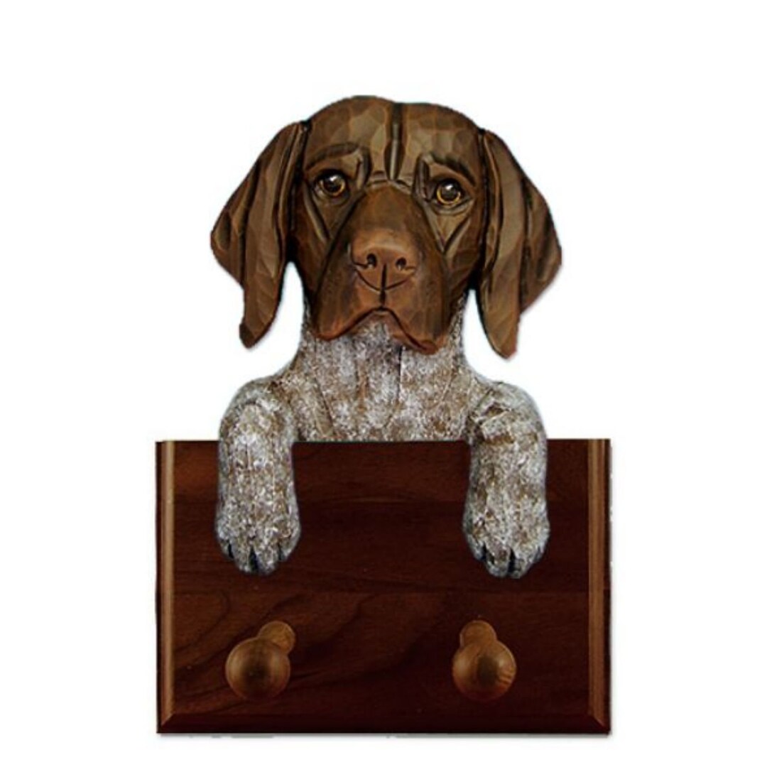 German Shorthaired Pointer Dog Leash Holder for Wall - Dog Key Hanger ...