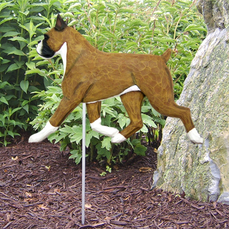 Boxer Dog Garden Stake, Boxer Dog Lover Gift, Boxer Dog Gift, Garden ...