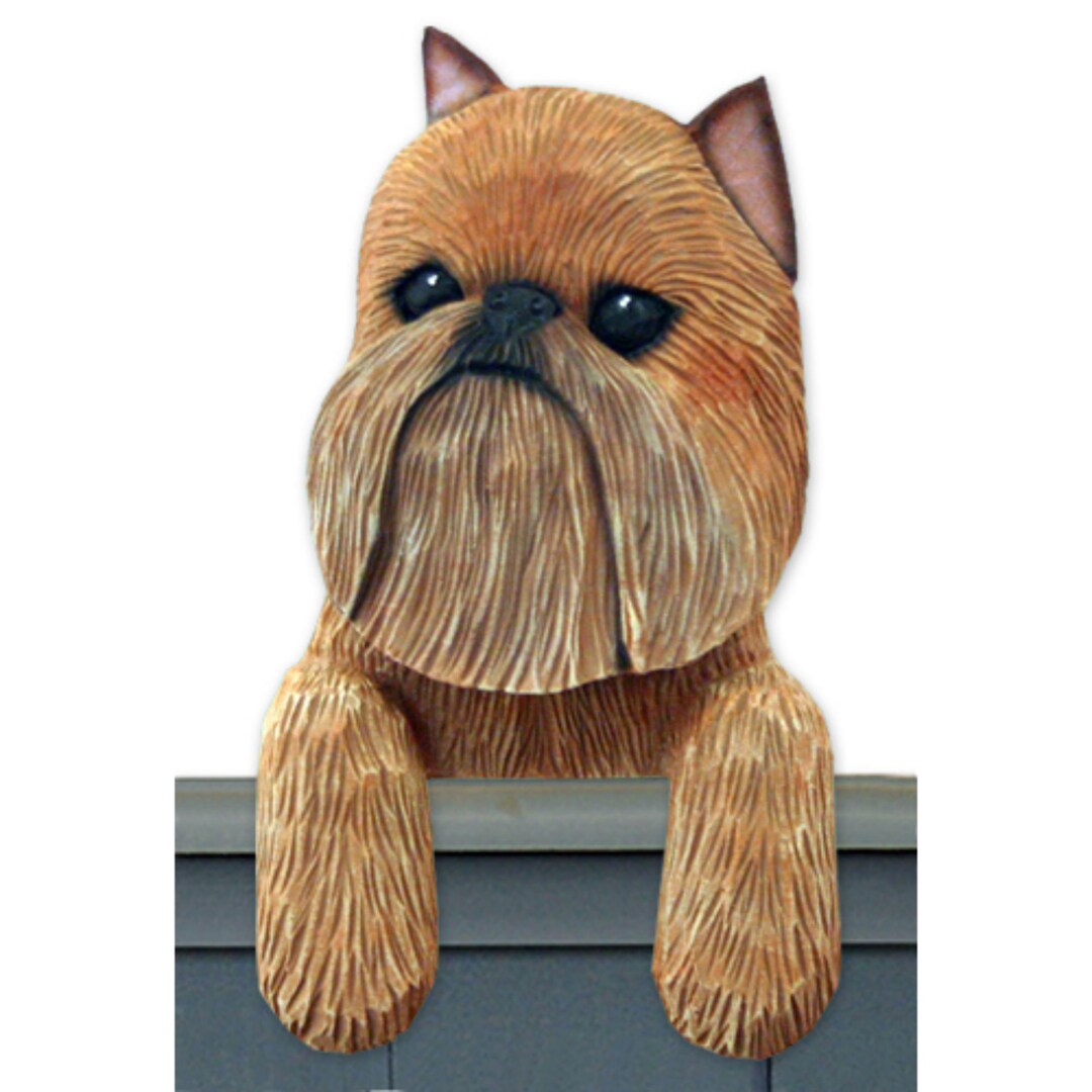 Wood Carved Brussels Griffon Door Topper, Brussels Griffon Gift ...