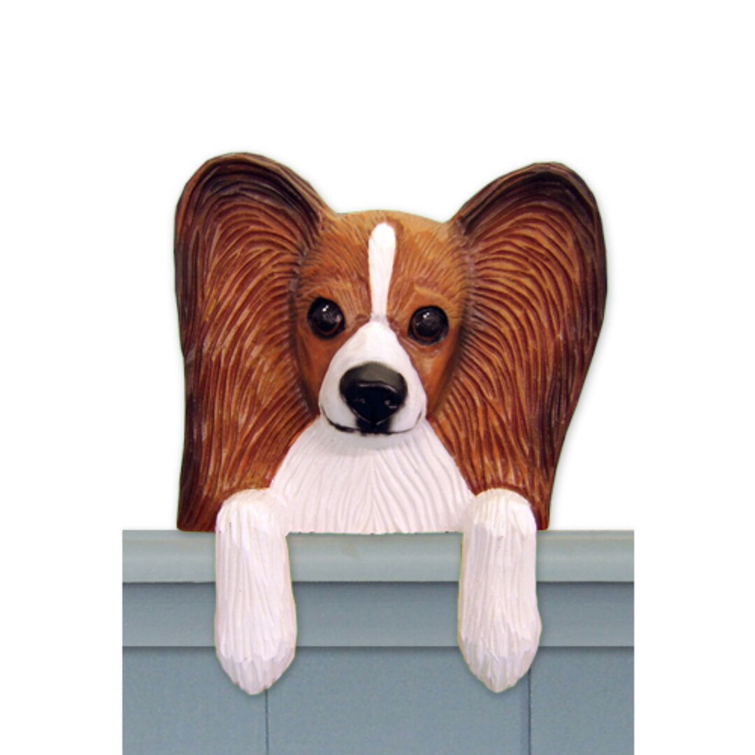 Wood Carved Papillion Dog Custom Dog Sign, Papillion Gift, Papillion ...