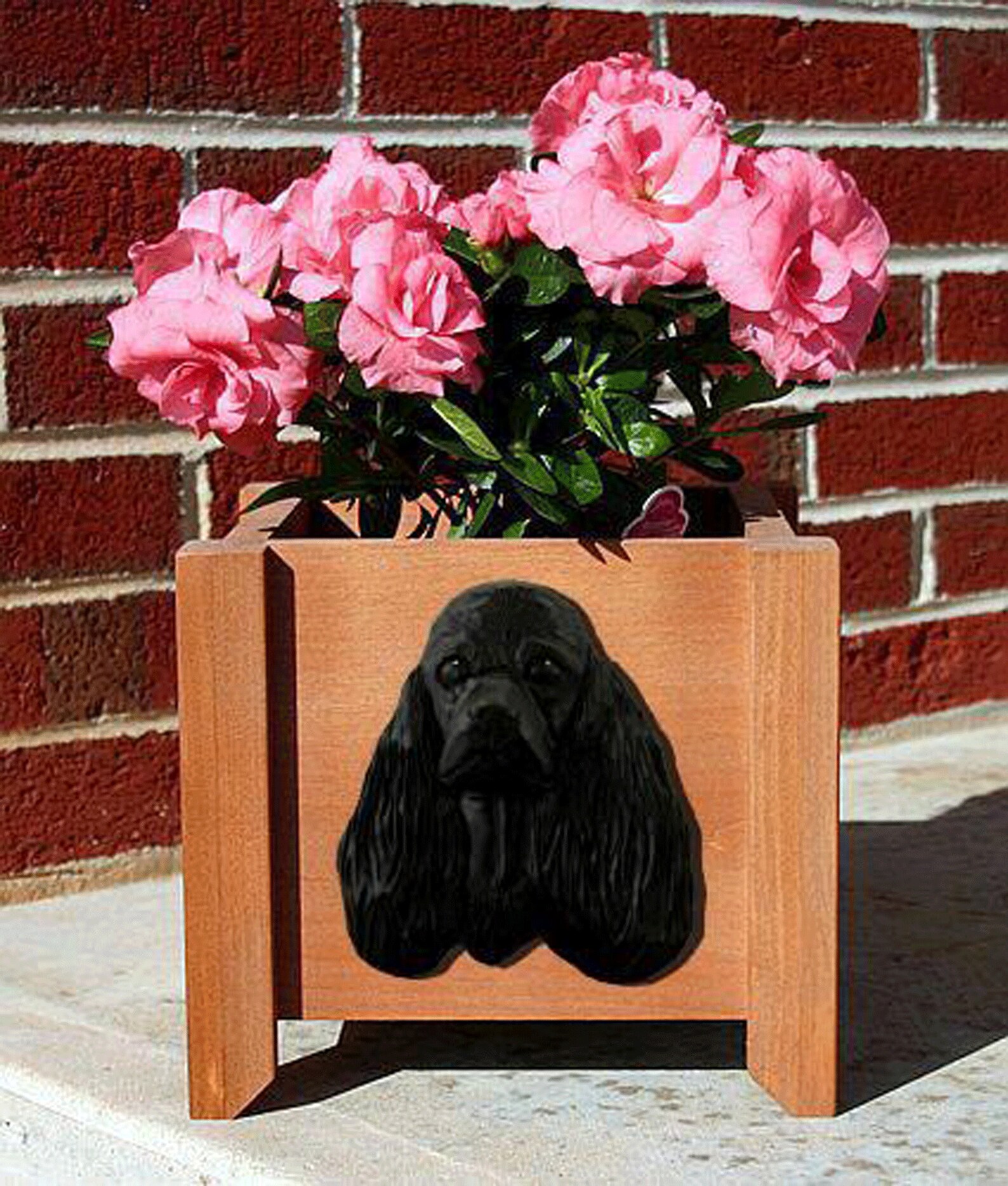 Handmade Cocker Spaniel Dog Planter Box, Cocker Spaniel Dog Gift ...