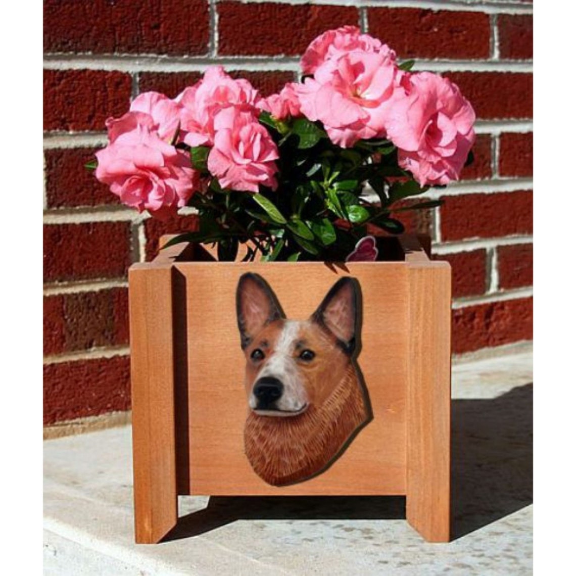 Blue Australian Cattle Dog Planter Box Red Cattle Dog Gifts - Etsy