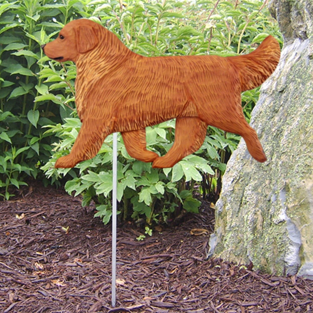 Golden Retriever Garden Stake, Golden Retriever Dog Lover Gift, Golden ...
