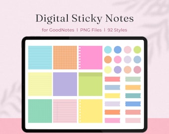 12 Tab Hyperlinked Digital Notebook Dot, Grid, Blank, Lined, Cornell ...