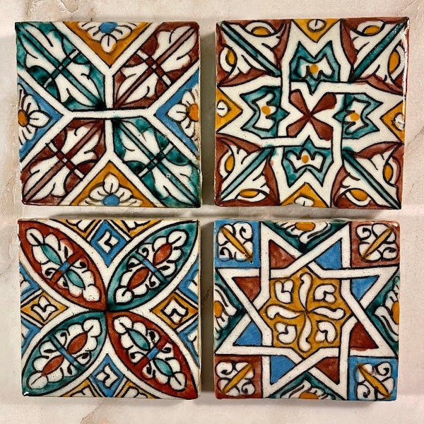 Moroccan Coasters - Etsy