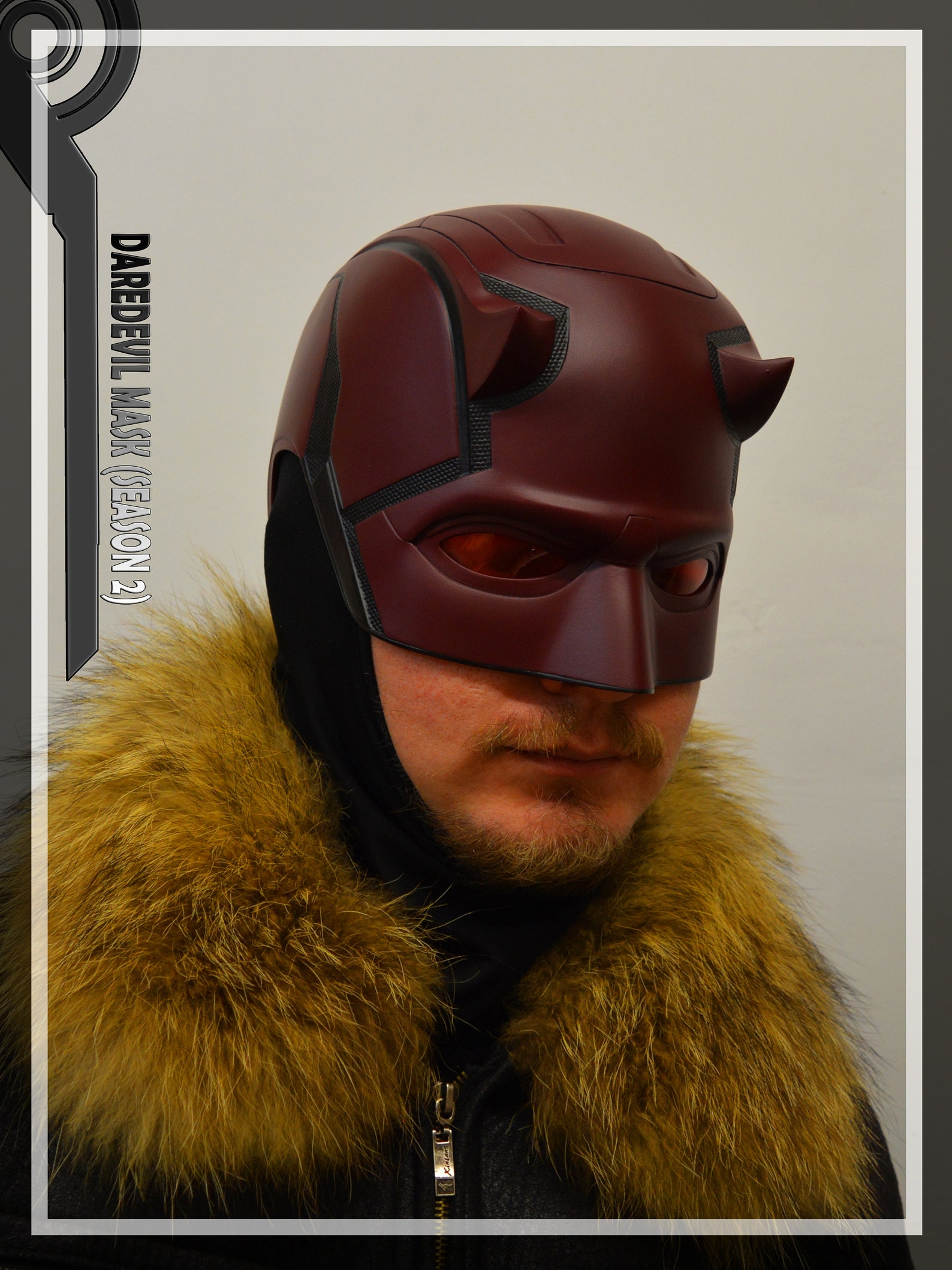 Daredevil mask season 2 cosplay version | Etsy