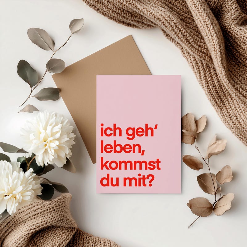 Die rote an die man gehen wird - Etsy.de