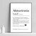 Personalisiertes Poster - Abiturientin Definition, Definitionsposter ...