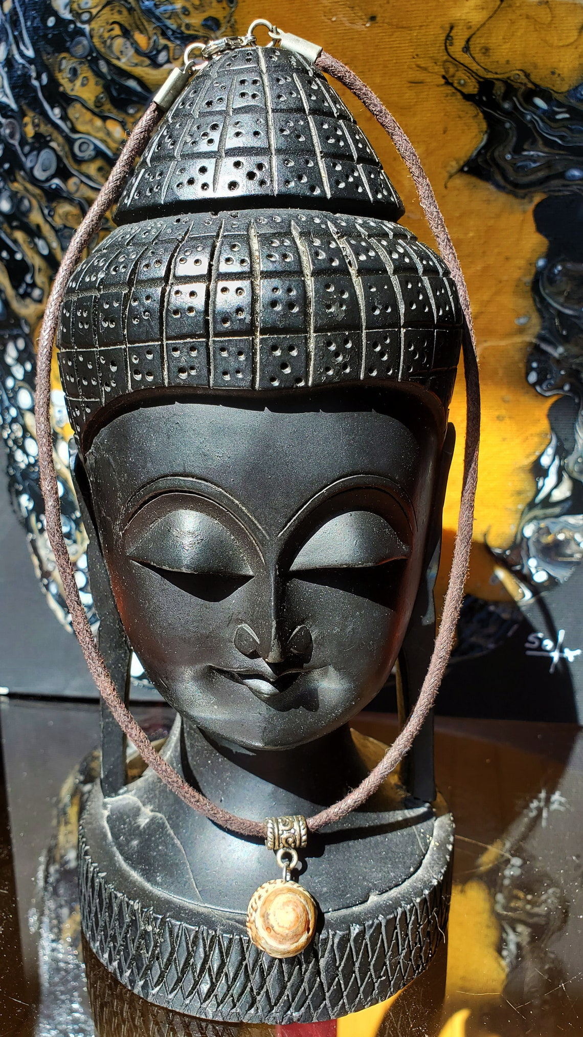 Cambodian Shell Necklace / Beachside Necklace / Trochus Shell Necklace ...