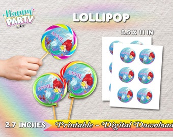 Musical Lollipops Birthday Party Lollipop Labels Labels Printable ...