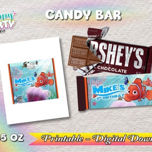 4 Pack Finding Nemo Chip Bag Candy Bar Juice Candy Bar Gable Box ...