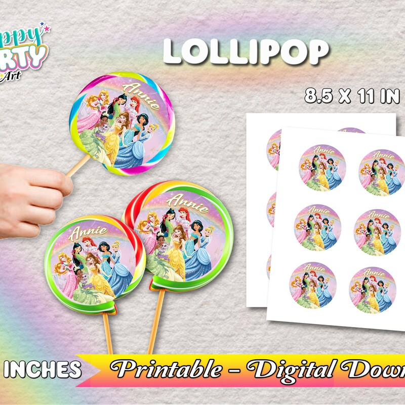 Princess Lollipop - Etsy