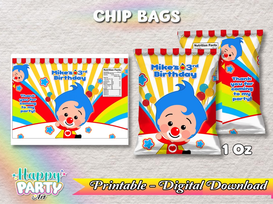 Chip Bag Plim Plim Party Only Digital Download For Chip Bag Plim Plim