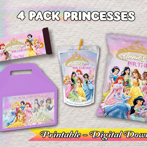 Princess Candy Bar - Etsy