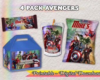 Avengers Gable Box - Etsy