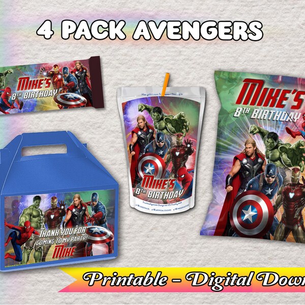 Super Hero Candy Box - Etsy