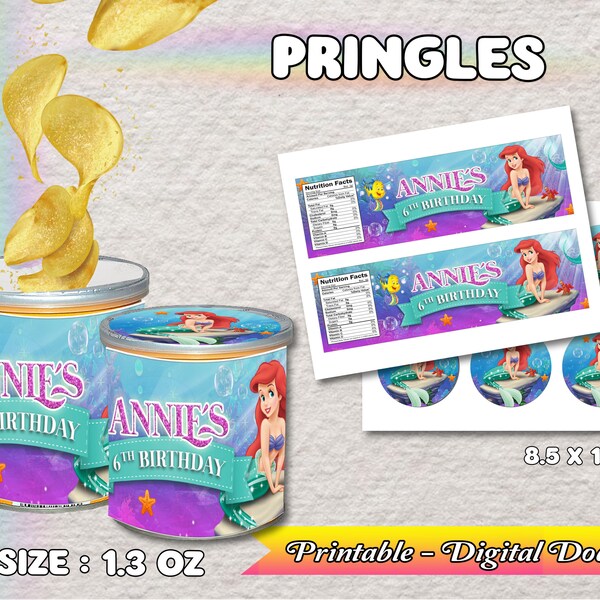 Pringle Ariel Party - Etsy
