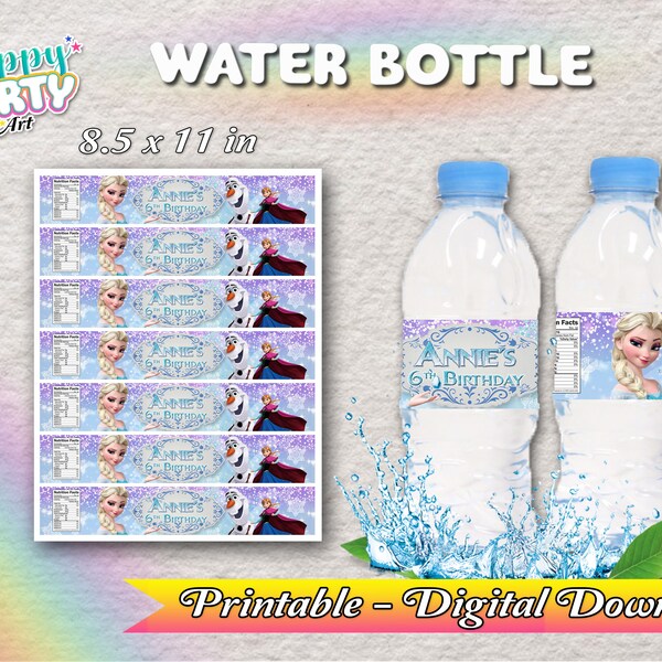 Frozen Labels - Etsy