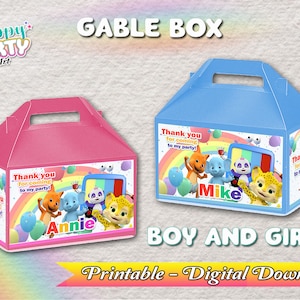 Gable Box Word Party - Boy and Girl - Only DIGITAL DOWNLOAD for Gable ...