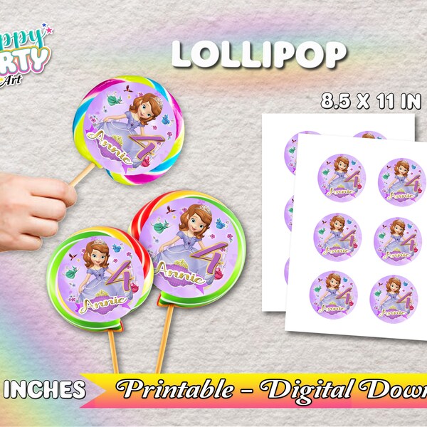 Princess Lollipop - Etsy