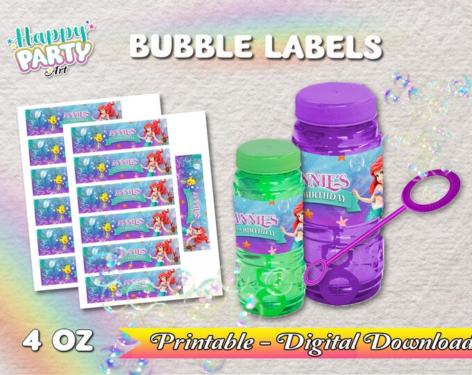 Bubble Bottle Labels Finding Nemo - DIGITAL DOWNLOAD - Finding Nemo ...