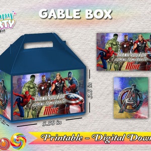 Gable Box - Avengers Party - Only DIGITAL DOWNLOAD for Gable Box ...