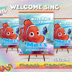 Welcome Sing - Finding Nemo - Digital Sending -DIGITAL DOWNLOAD ...