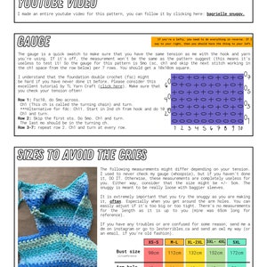 The Bagrielle Snuggy | Crochet Pattern ENGLISH - Etsy