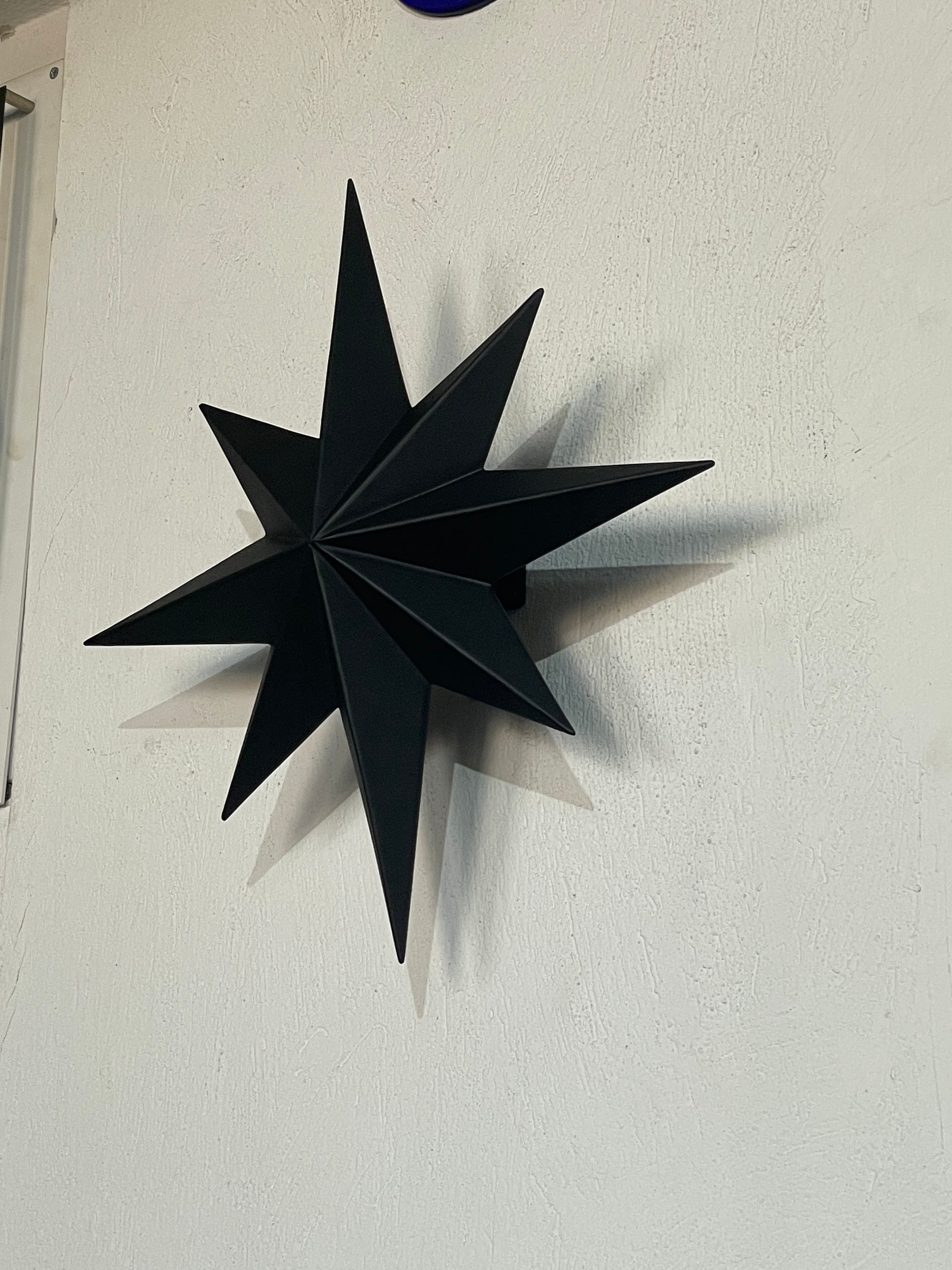 3D Metal Wall Art , North Star Metal Art, Decorative Metal Sculpture ...