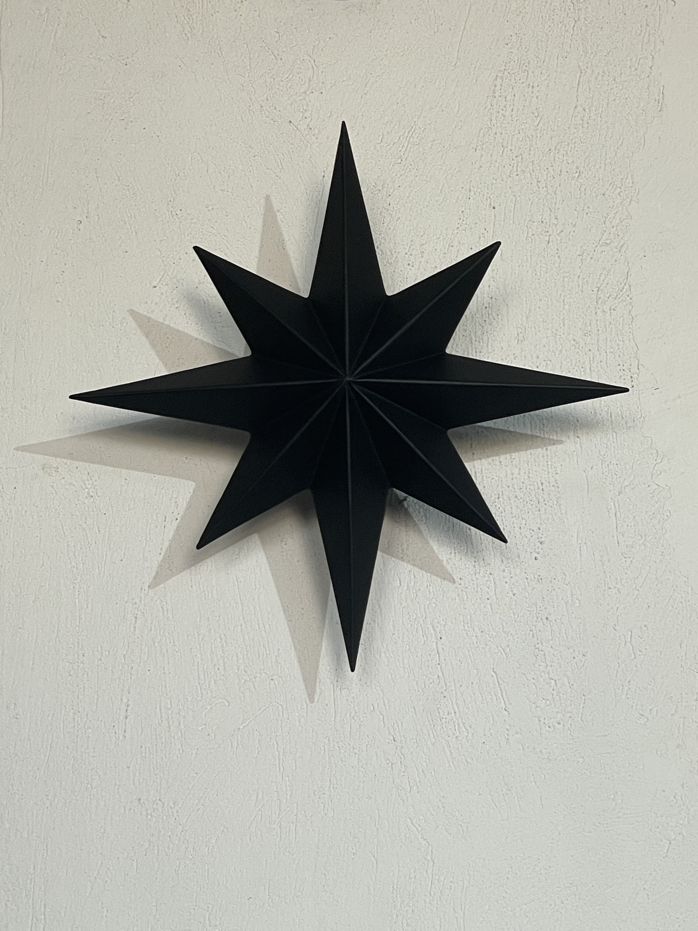 3D Metal Wall Art , North Star Metal Art, Decorative Metal Sculpture ...