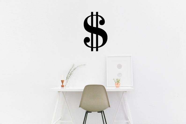 Dollar Decor Metal Dollar Dollar Sign Symbol Money Sign - Etsy
