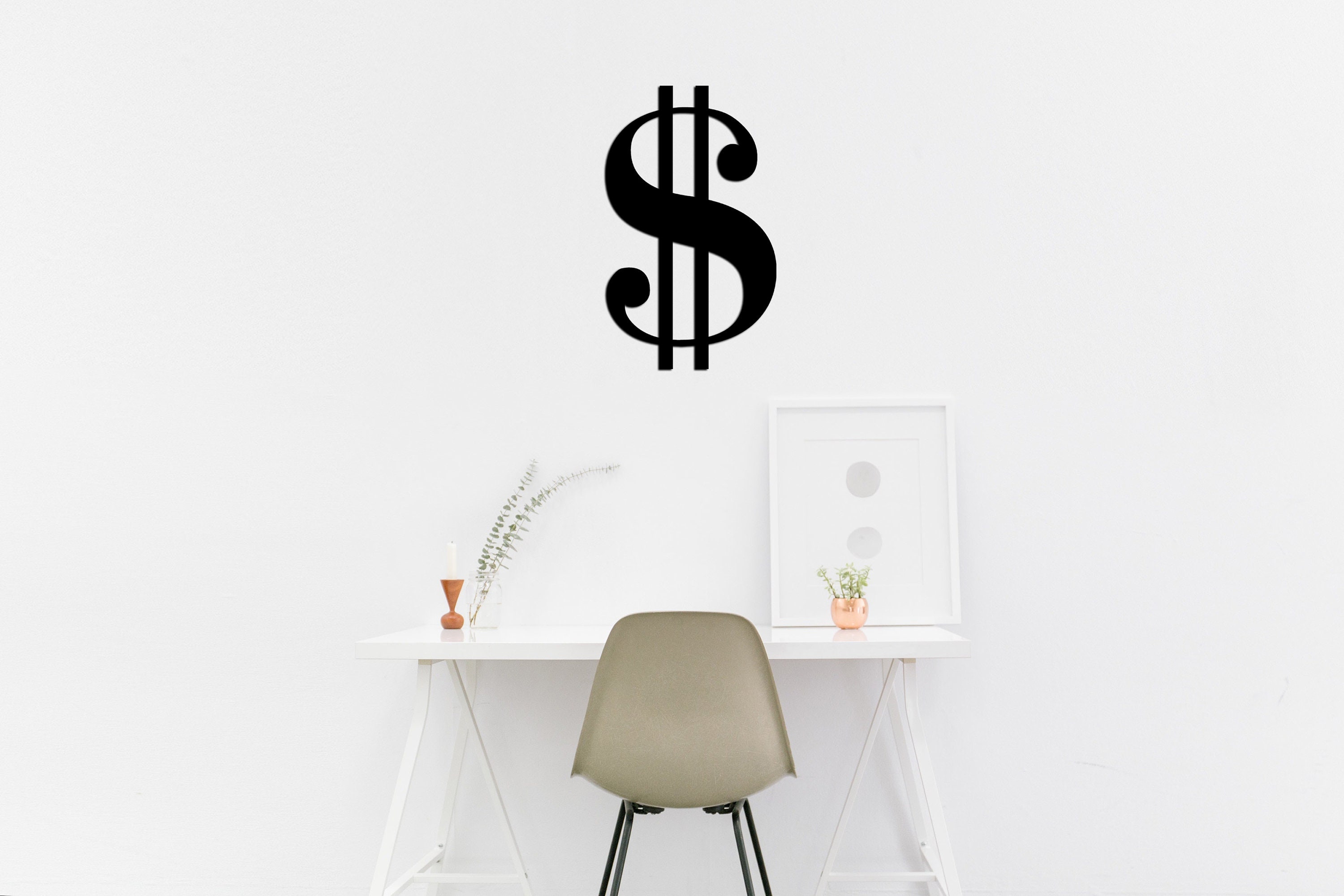 Dollar Decor Metal Dollar Dollar Sign Symbol Money Sign - Etsy