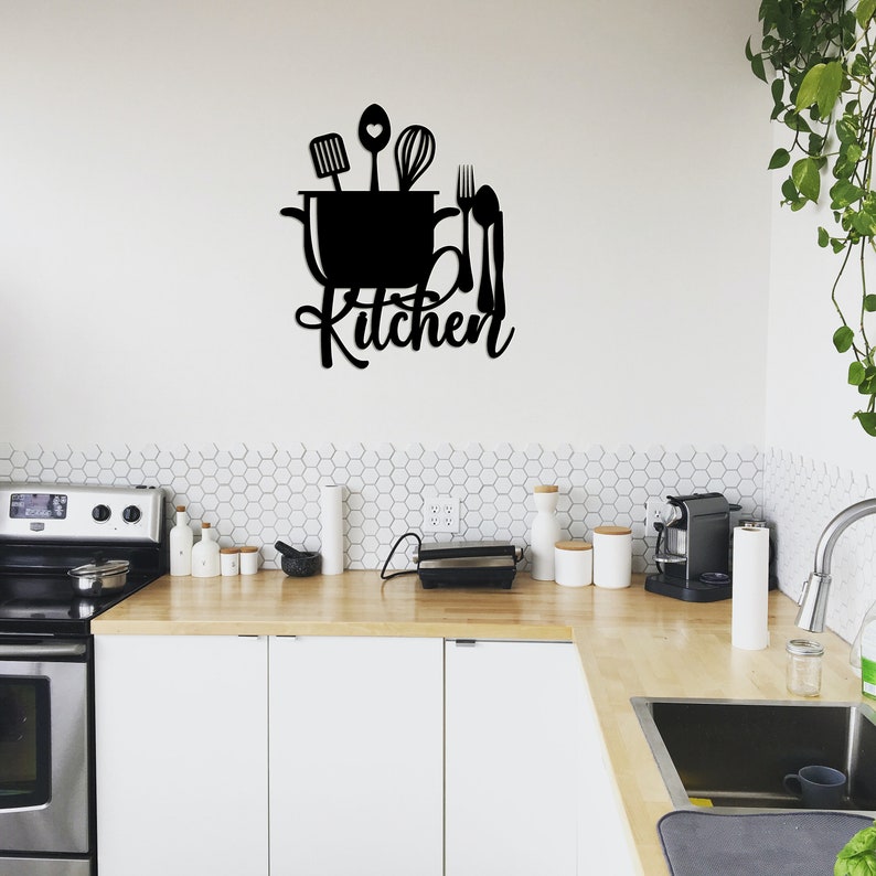 Kitchen Wall Decor Kitchen Signs Metal Wall Hanging Home - Etsy