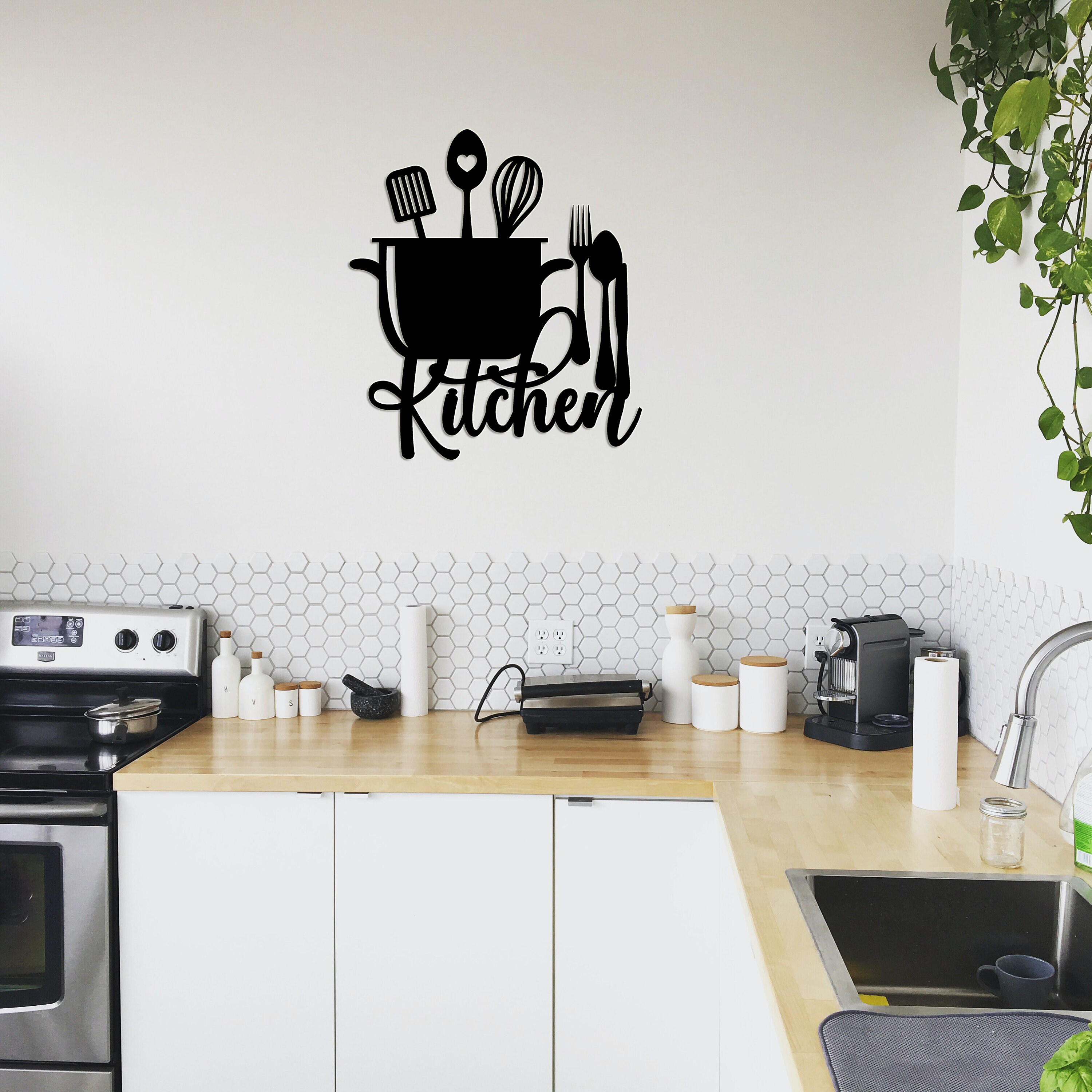 Kitchen Wall Decor Kitchen Signs Metal Wall Hanging Home - Etsy