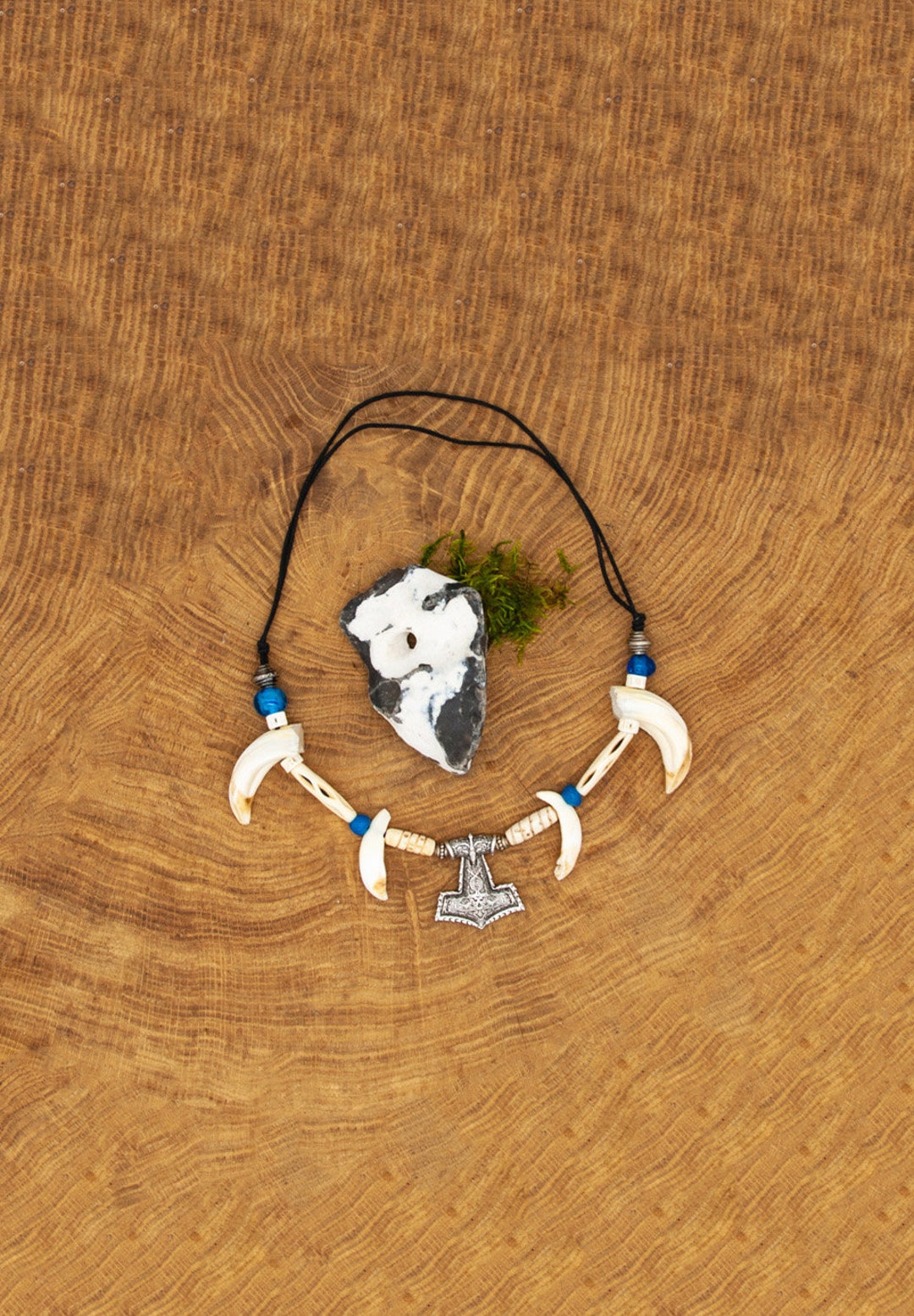 Large Thor's Hammer Viking Pagan Shamanic Indian Jewelry Bone Bone ...