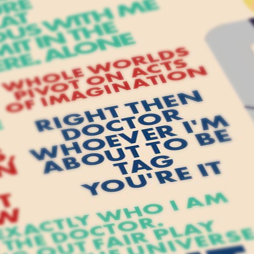 Doctor Who - Thirteenth Doctor Quotes Poster A3 - Digital Download ...