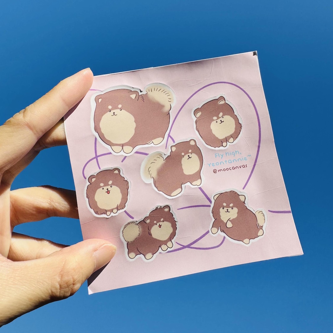 Yeontan Taehyung Pet Sticker Sheet BTS BTS Stickers - Etsy