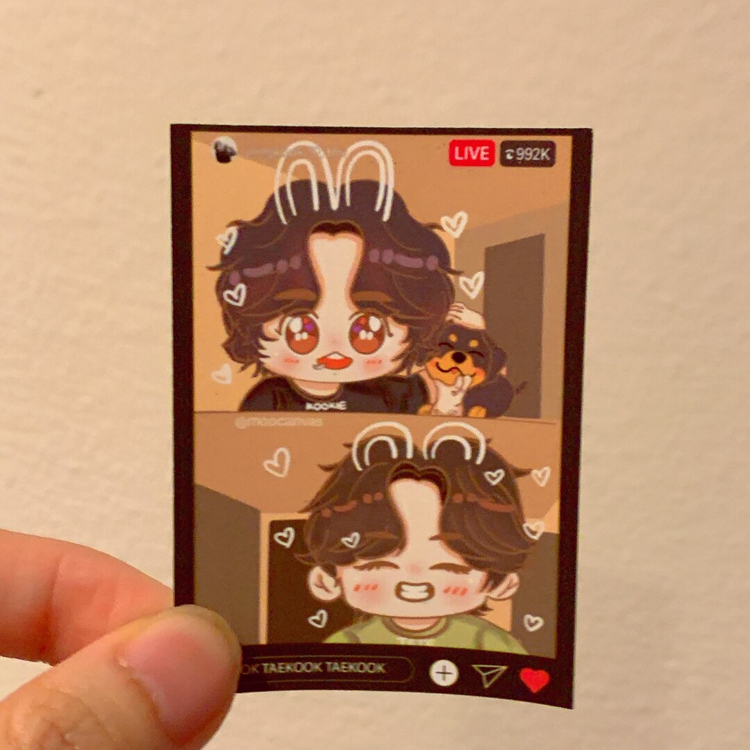 Taekook Instagram Live Sticker - Etsy