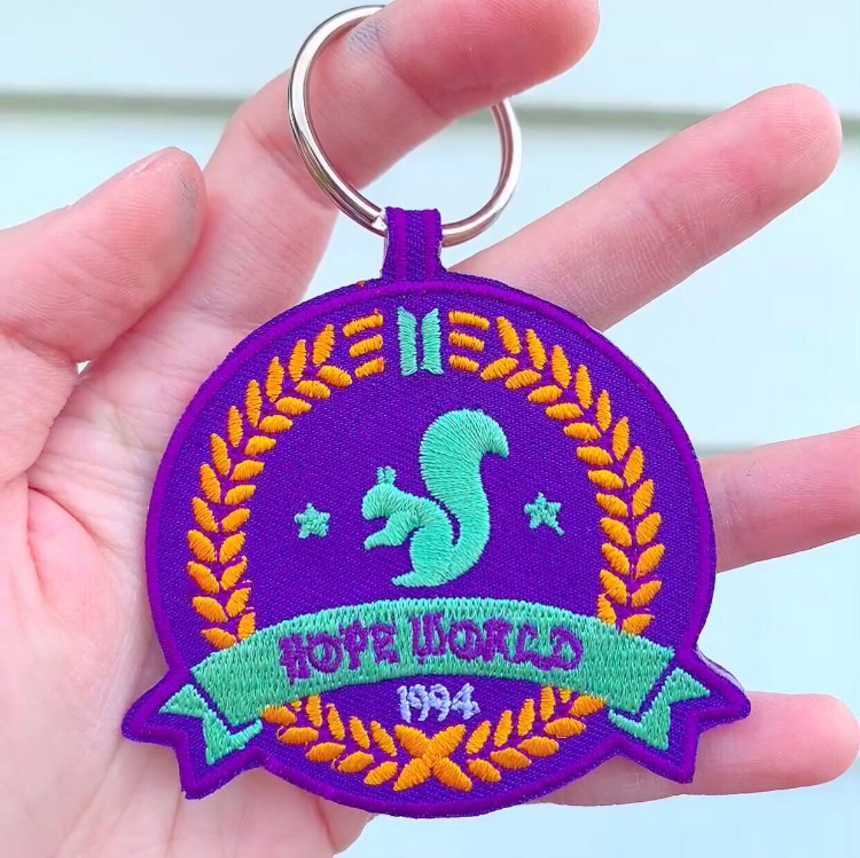 BTS Embroidery Emblem Iconic Animals Nickname Keychain | BTS | BTS ...