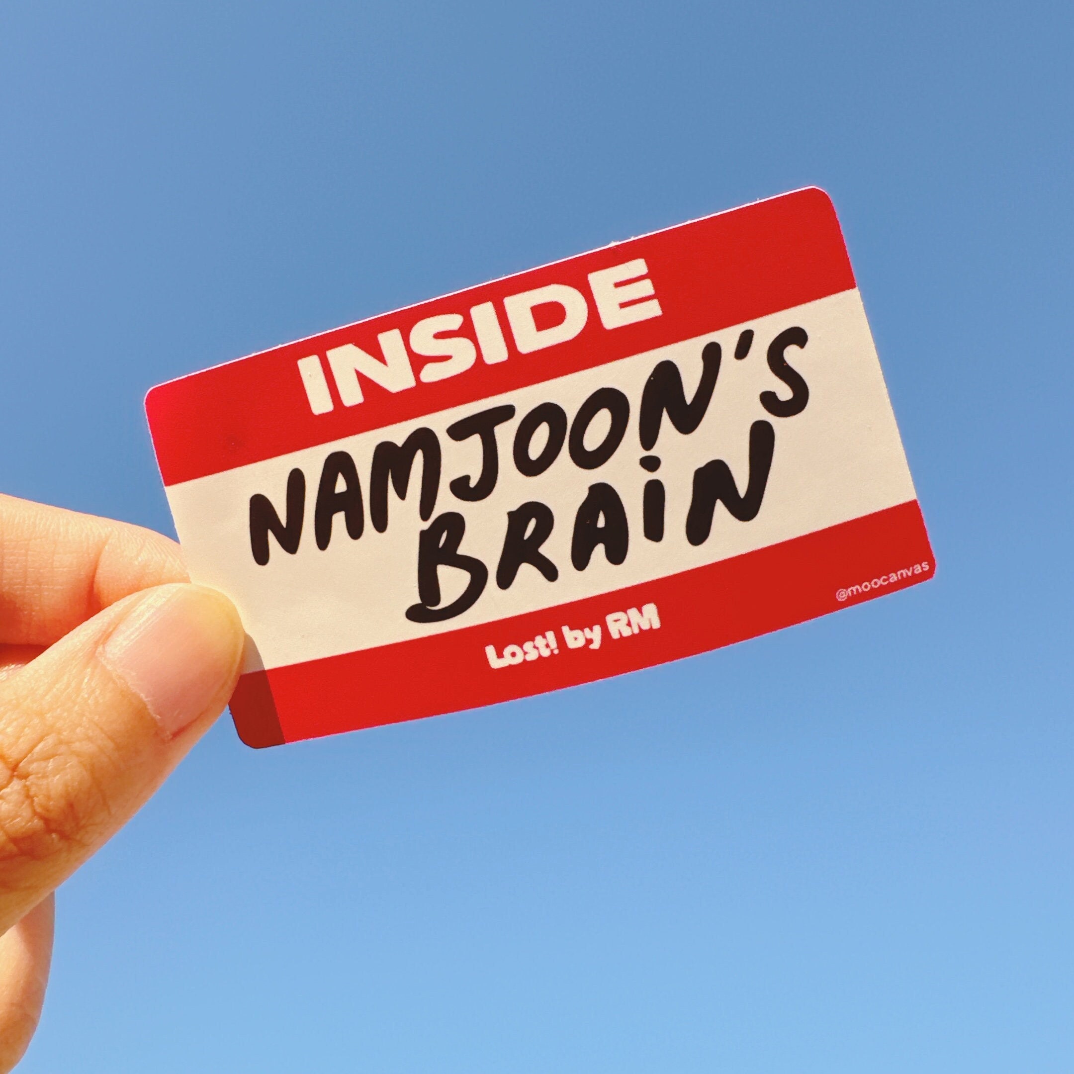 BTS Inside Namjoon's Brain Sticker Lost RM | BTS | Namjoon Rm | Bts ...
