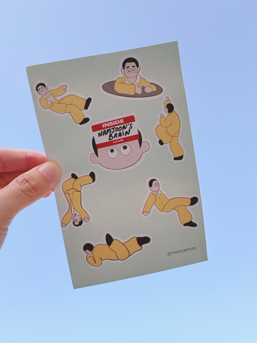 BTS RM Namjoon Lost Sticker Sheet BTS Rm Namjoon - Etsy